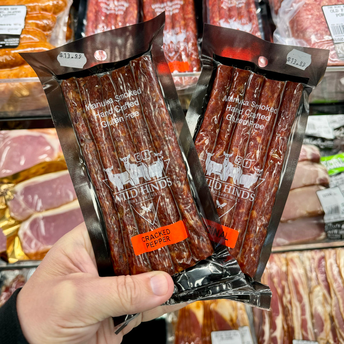 Bierstick - Wild Hinds - Cracked Pepper — The Kiwi Butcher Shop