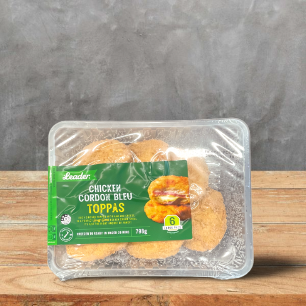 Leader Chicken Cordon Bleu Toppas — The Kiwi Butcher Shop